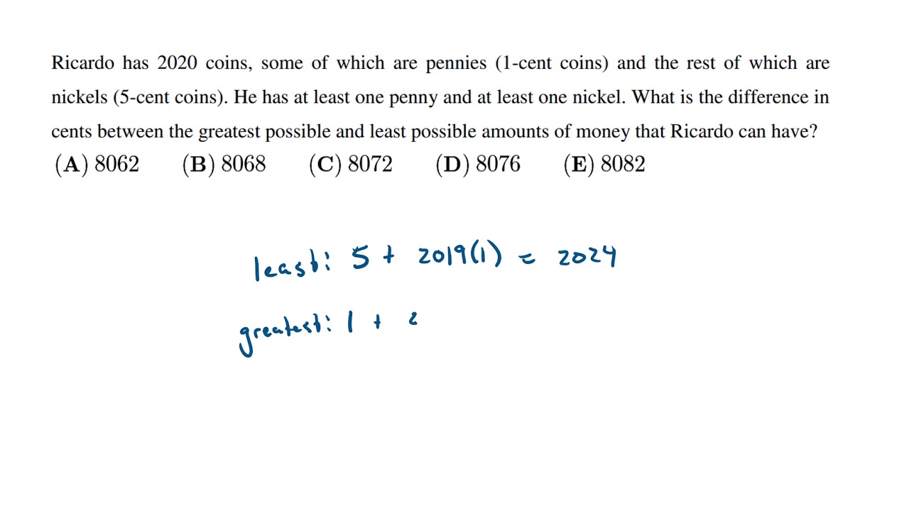 2020 AMC 8: Problem 8