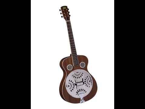 Regal RD-30M Studio Series Roundneck Resophonic Guitar - Natural Mahogany - Overview