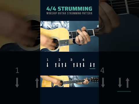 4/4 Worship Guitar Strumming Pattern