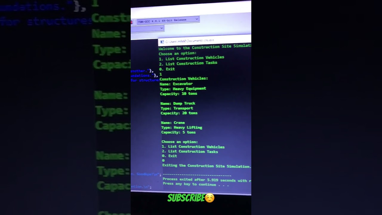 simulation IDE dev c++ #cppprogramming