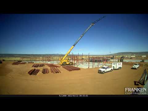 Construction Timelapse - Continental Divide Electric Co-op