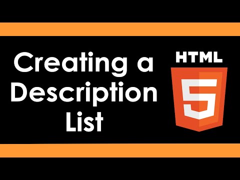 Description List - Access 2 Learn