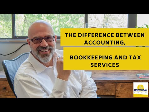 The Difference Between Accounting, Bookkeeping and Tax Services