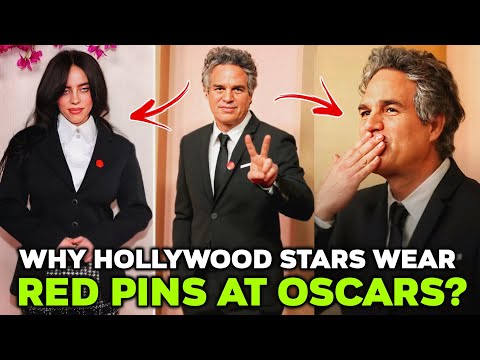 WHY WERE STARS WEARING RED PINS AT OSCARS?
