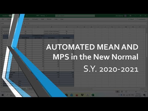 Automated Mean and MPS (Mean Percentage Score)-Tagalog Guide