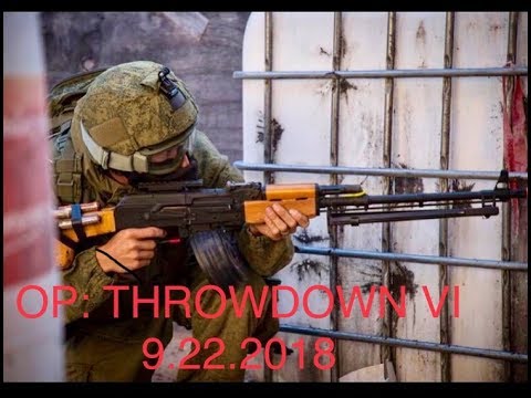 THROWDOWN VI In Copemish, Michigan. Airsoft Milsim-lite 9/22/18