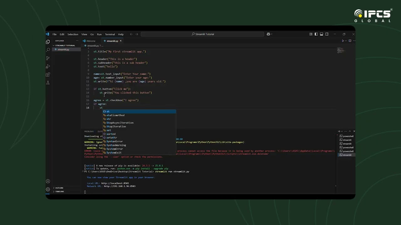 Streamlit Tutorial for Beginners | Build Interactive Web Apps with Python