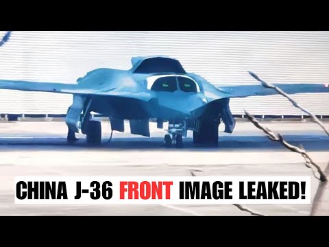 First-Ever Front Image of China’s J-36 Stealth Jet Leaked!