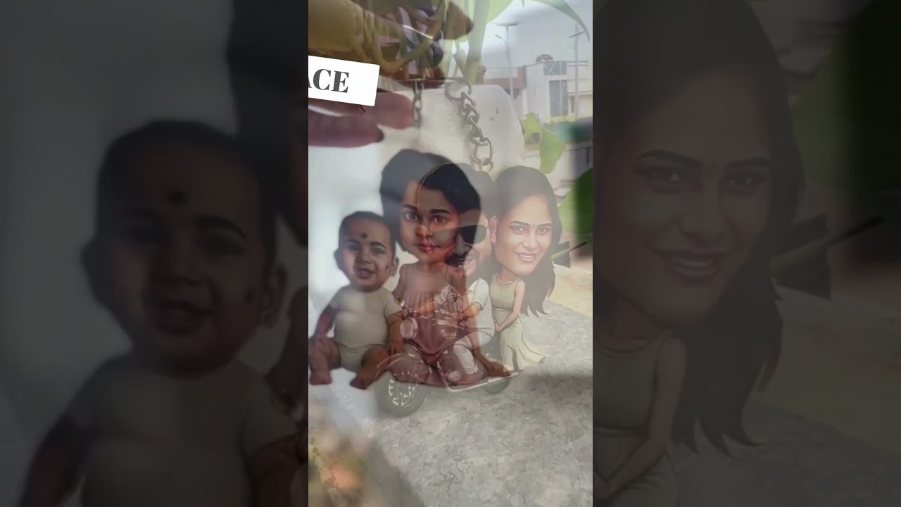 Personalized Caricature Keychains | Unique Custom Gifts for Any Occasion! 🎁✨