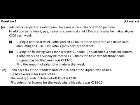 Q1 Solutions for Leaving Cert Ordinary Paper 1 2020