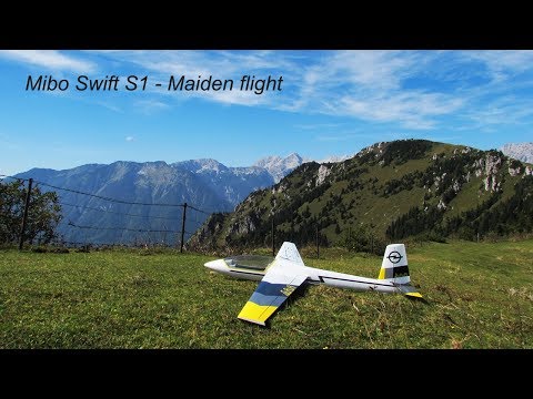 Mibo Swift S1 '2.5m' 1:5 Maiden Flight