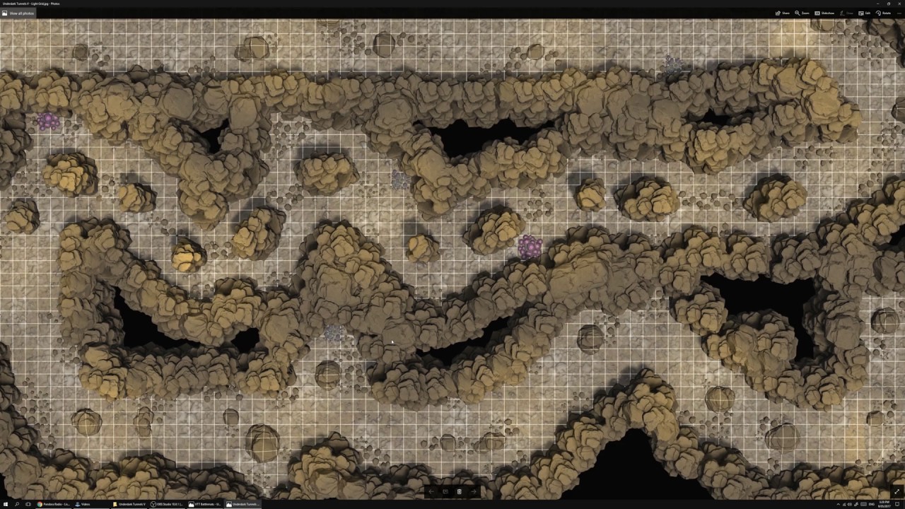 Underdark Tunnels V Map