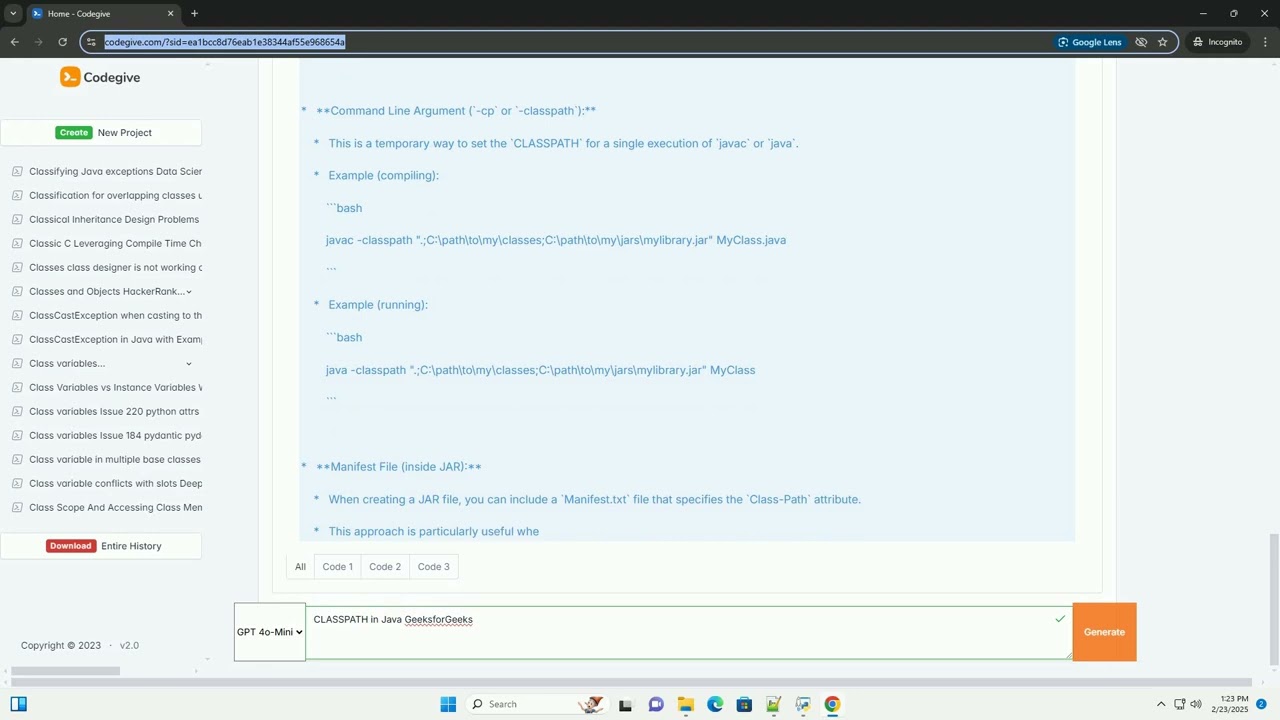 classpath in java geeksforgeeks