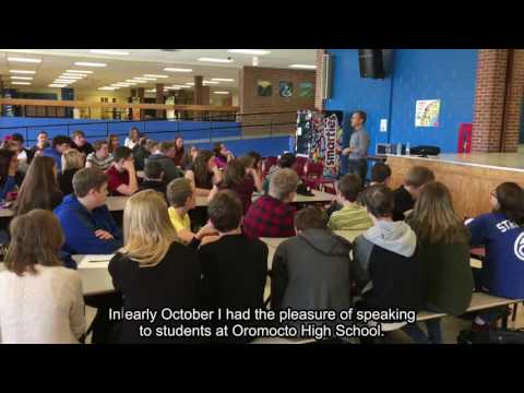Q&A with students at Oromocto High School
