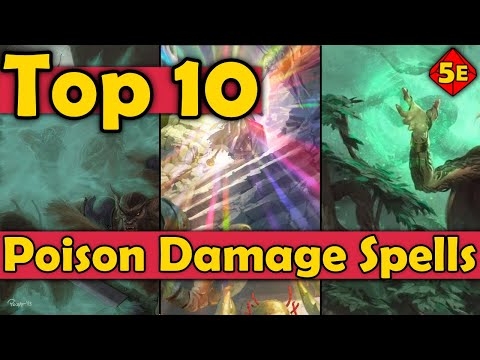 Top 10 Spells That Can Deal Poison Damage in DnD 5e