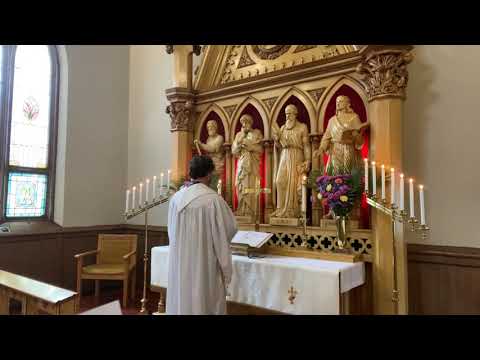 May 17. German service. Final prayer . Benediction. Immanuel Evangelical Lutheran Church.