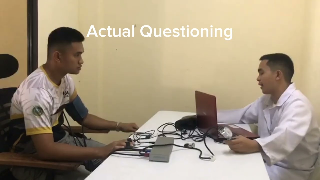 FORENSIC 5 ( POLYGRAPH LIE DETECTION TEST)     PS:  THIS IS JUST A SAMPLE.