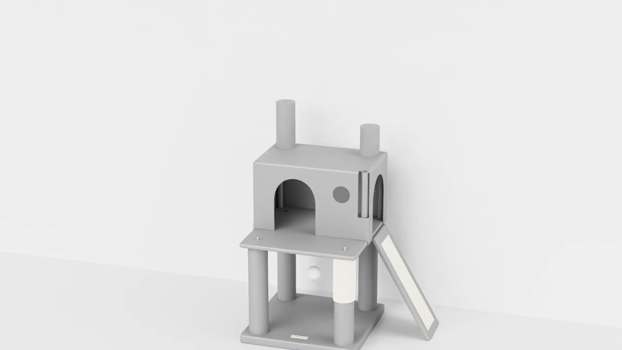 Globlazer F76C Cat Tree Assembly Guide