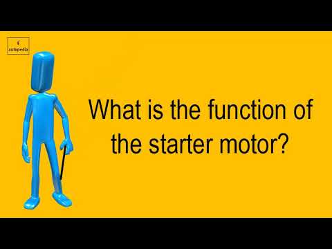 What Is The Function Of The Starter Motor?