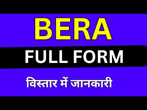 BERA full form in Medical