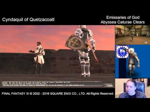 FFXI - Abyssea Part 11: Emissaries of God ~ Abyssea Caturae Clears - 1/27/2016