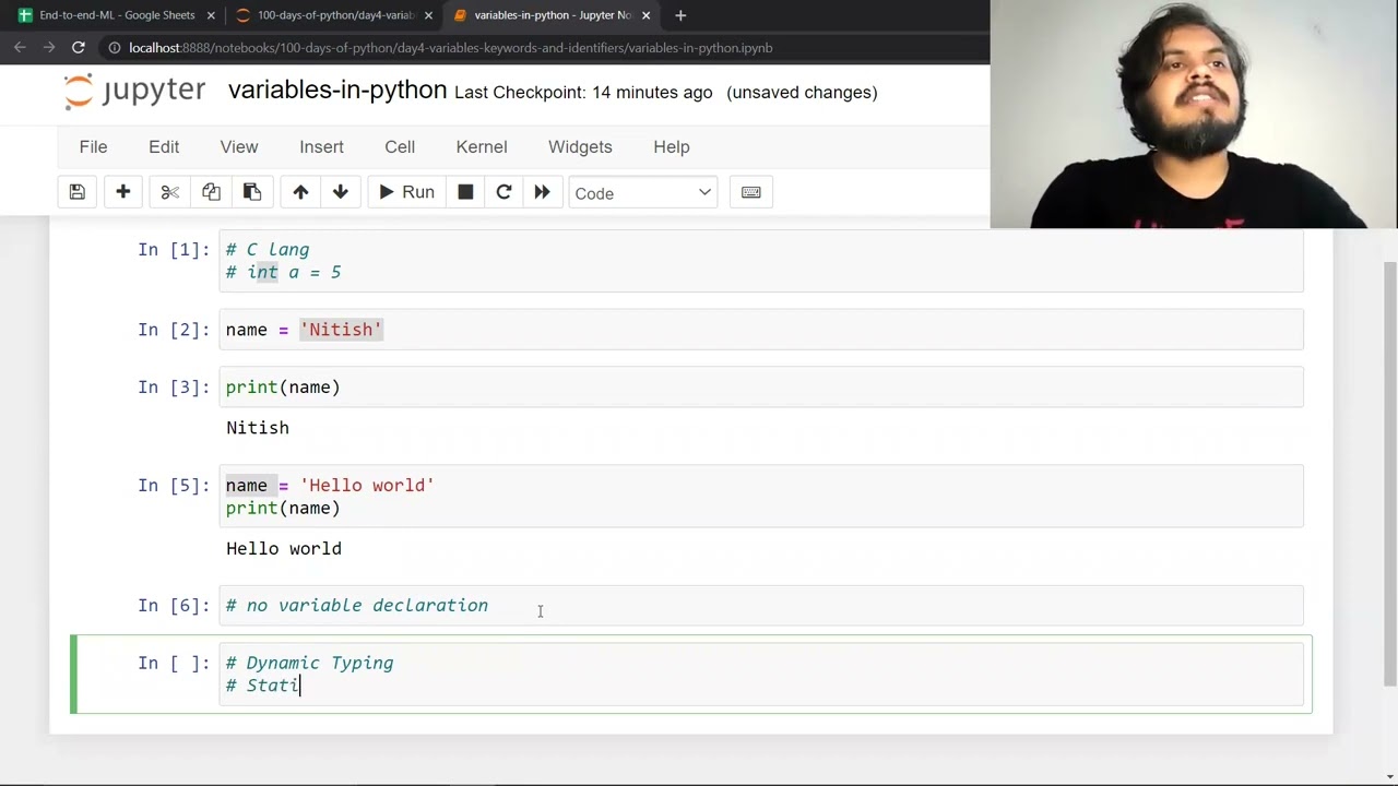 Variables in Python   Dynamic Typing   Dynamic Binding in Python720P HD