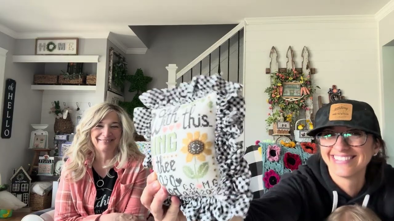 Flosstube #447:Priscilla & Chelsea-The Real Housewives of Cross Stitch 