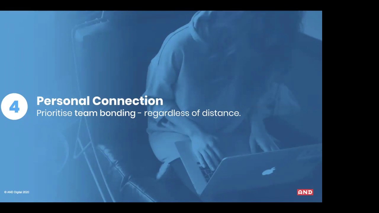 Personal Connection - Effective Remote Working, Tip #4