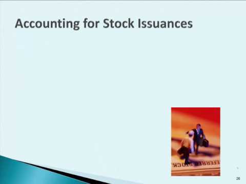 Accounting for Stock Issuances