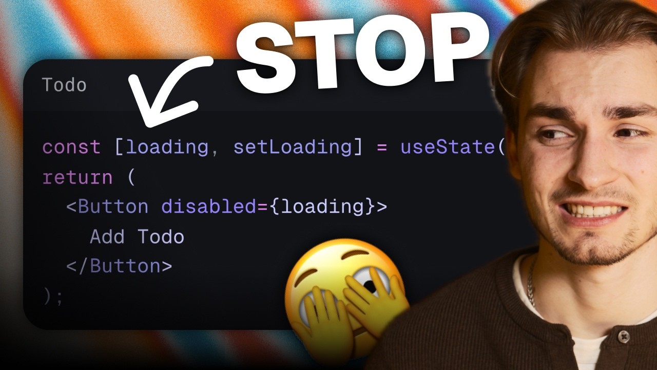 STOP showing loading states and START using optimistic UI