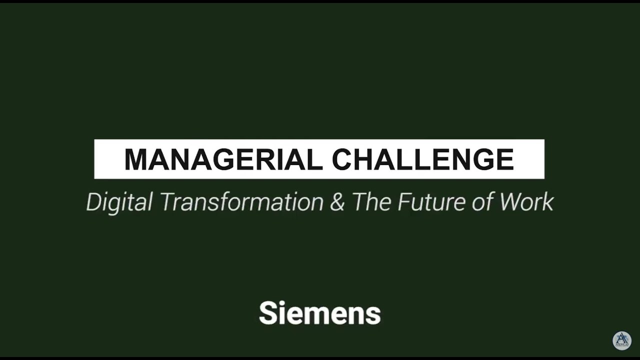 Siemens | Top 3 | Postgraduate | Digital Transformation Case Study Competition