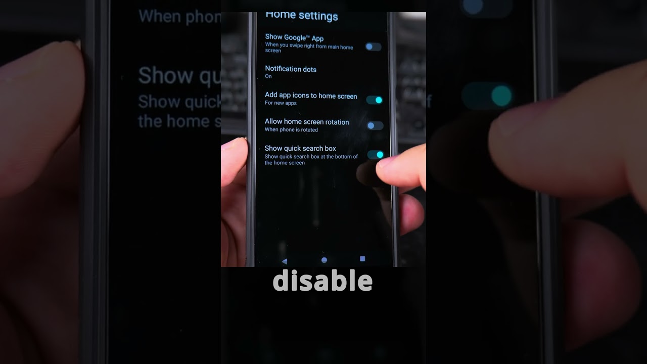 How to Remove the Google Search Bar from Your Android Home Screen part  - Full Video Linked