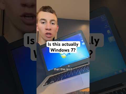 Is this actually Windows 7?? #chromebook #techfacts #techtok