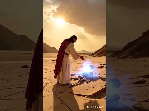 Jesus revives a man from skeleton ????. #JesusMiracle #Resurrection