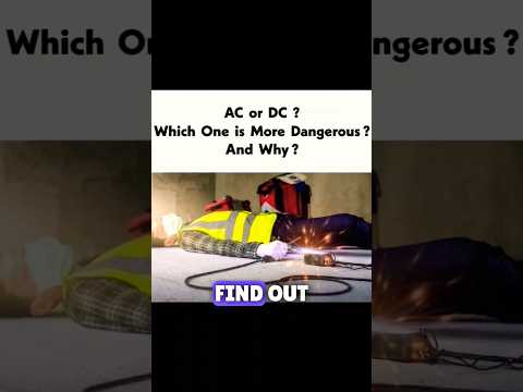 AC vs DC electrical current: which is more dangerous? explained in 60 second. #radicaltechmart