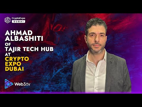 Ahmad Albashiti of Tajir Tech Hub at Crypto Expo Dubai 2025