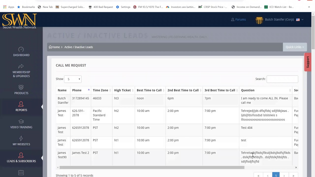 CallBack Request Explained