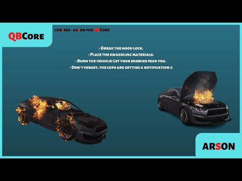 [PAID] QB-Core/ESX | Lifeless Car Arson - Releases - Cfx.re Community