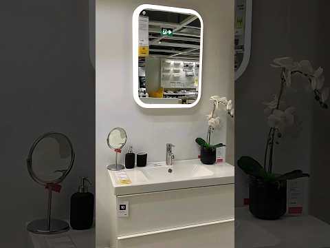 IKEA 2023: Bathroom with the Storjorm mirror. Check out the full video, see the link above.