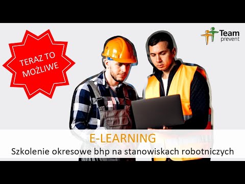 E-learning: Szkolenie bhp dla pracowników robotniczych