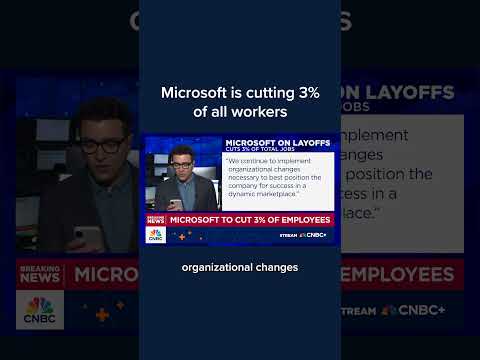Microsoft is cutting 3% of all workers