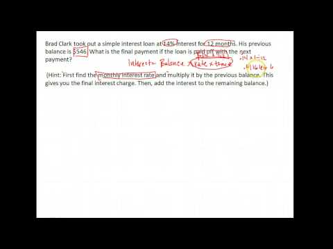 Business Math A workbook 18 int on install