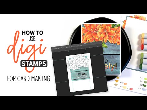 How to Use Digital Stamps for CardMaking