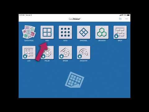 Get started creating graph paper using GridMaker.