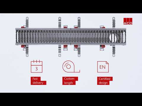 Canales modulares en acero inoxidable para su uso en la hostelería o en la industria alimentaria