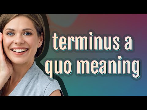 Terminus a quo | meaning of Terminus a quo