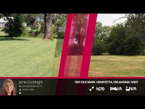 1501 Old Main Henryetta, Oklahoma 74437 | Jamie Goodnight | Find Homes for Sale