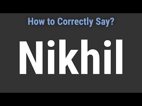 How to Pronounce Name Nikhil (Correctly!)
