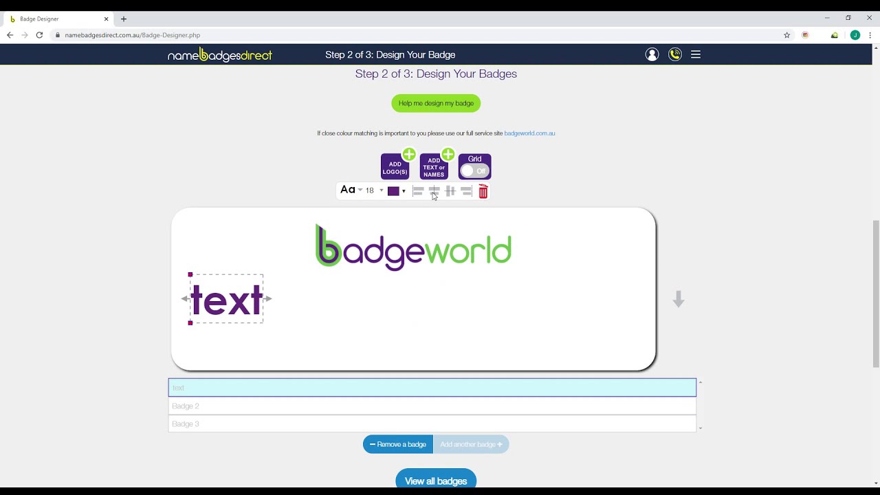 Name Badge Direct - How to design my badges