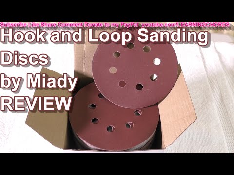 Orbital Sander Hook and Loop Sanding Discs 5" 8 hole 70PCS 40/80/120/240/320/600/800 by Miady REVIEW